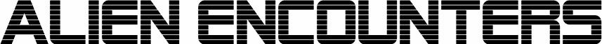 Alien Encounters Solid font
