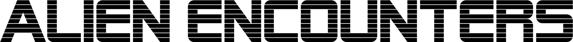 Alien Encounters Bold font