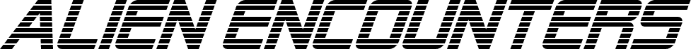 Alien Encounters Solid font | Fonts2u.com