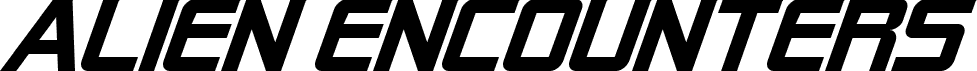 Alien Encounters Solid Bold font | Fonts2u.com