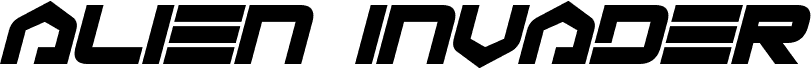 Alien Invader font