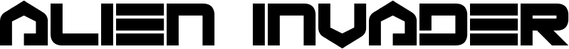 Alien Invader Italic font