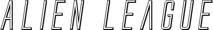 Alien League font | Fonts2u.com