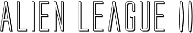 Alien League II Expanded Italic font
