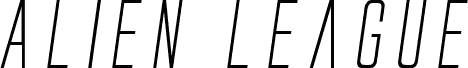 Alien League font | Fonts2u.com
