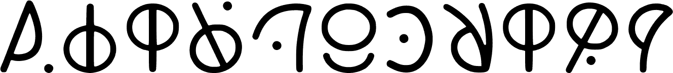 Alien Script Regular font