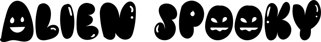 Alien Spooky font | Fonts2u.com