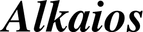 Alkaios font
