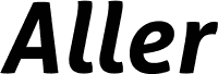 Aller font