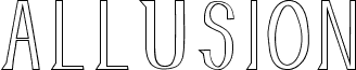 Allusion Regular font