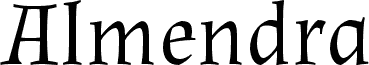 Almendra Bold font
