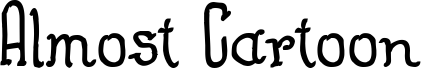 Almost Cartoon font | Fonts2u.com