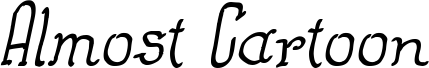 Almost Cartoon Bold font | Fonts2u.com