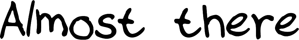 Almost_there font | Fonts2u.com