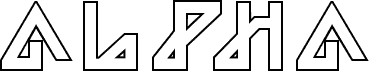 alpha font | Fonts2u.com
