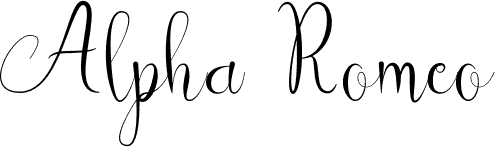 Alpha Romeo font
