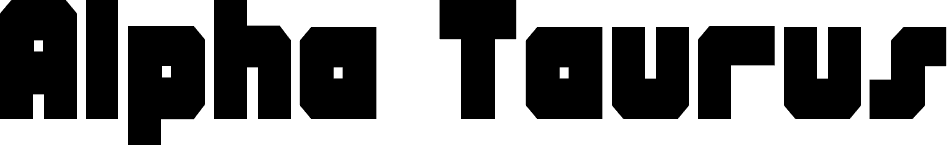 Alpha Taurus font | Fonts2u.com