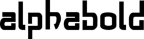 alphabold fonte | Fonts2u.com