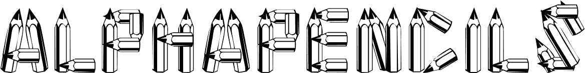 AlphaPencils font | Fonts2u.com