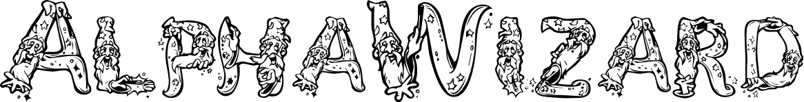AlphaWizard font | Fonts2u.com