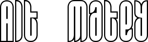 Alt Matey Light font | Fonts2u.com