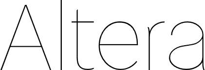 Altera - Regular font