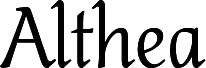 Althea Bold font