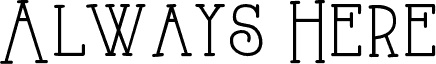 AlwaysHere font | Fonts2u.com