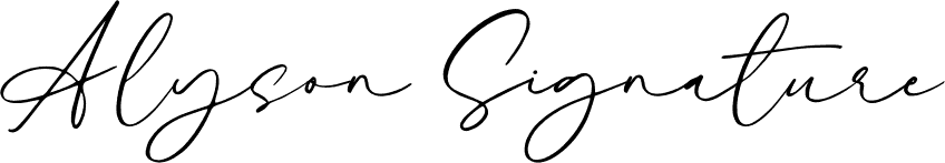 Alyson Signature font | Fonts2u.com