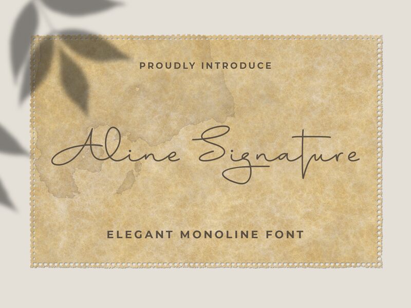Aline Signature font | Fonts2u.com