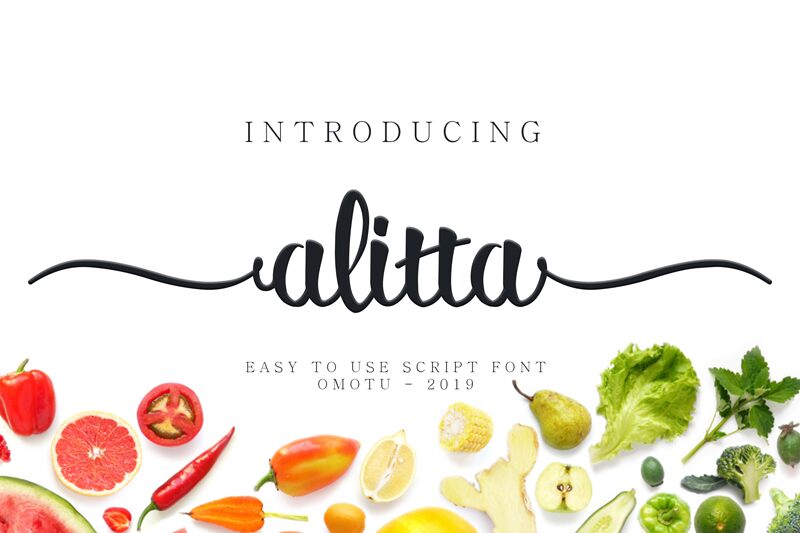 Alitta Regular font | Fonts2u.com