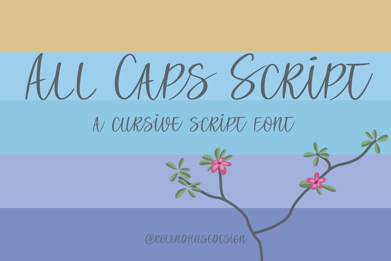 All Caps Script Regular font | Fonts2u.com