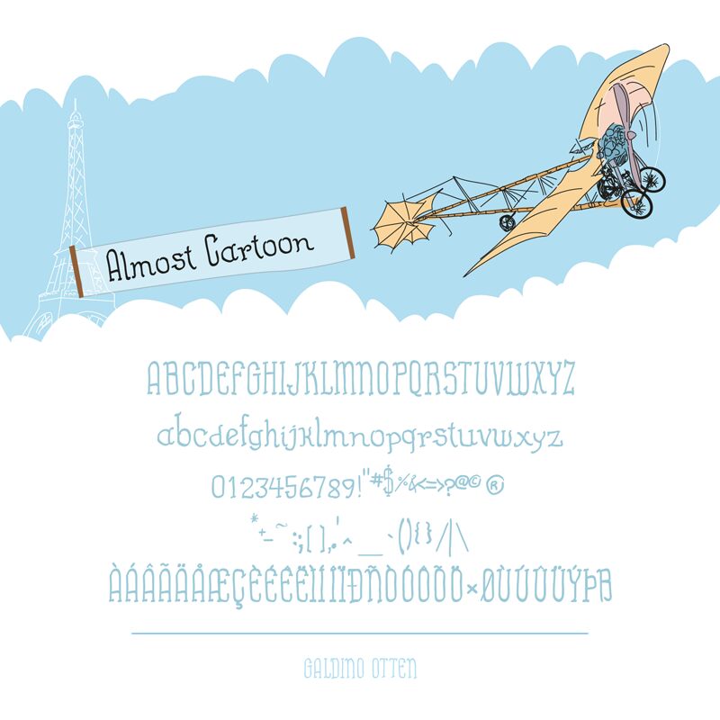 Almost Cartoon font | Fonts2u.com