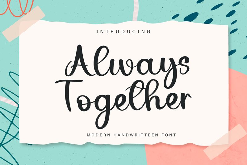 Always Together font | Fonts2u.com