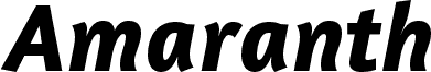 Amaranth-Bold fuente | Fonts2u.com