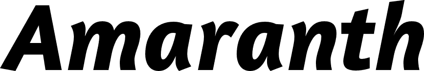 Amaranth-BoldItalic fuente | Fonts2u.com