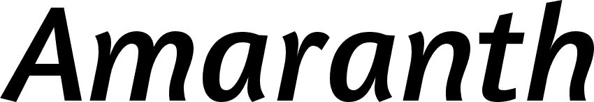 Amaranth-Italic font | Fonts2u.com
