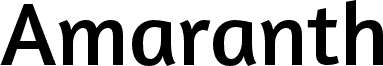 Amaranth-Bold fuente | Fonts2u.com