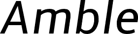 Amble Light Italic font | Fonts2u.com