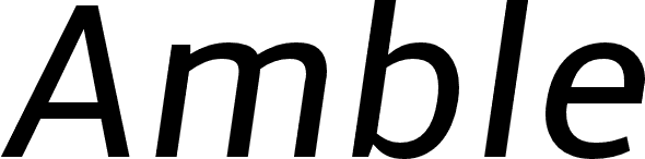 Amble Italic font | Fonts2u.com