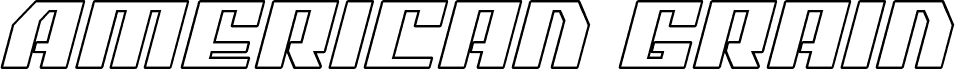 American Grain Outline font | Fonts2u.com