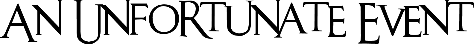 An Unfortunate Event font | Fonts2u.com