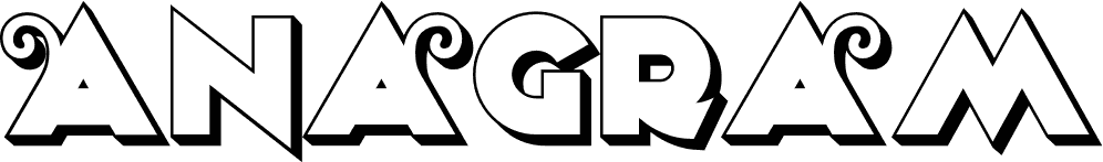 Anagram Shadow NF font | Fonts2u.com