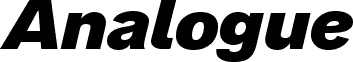 Analogue Reduced 36 Thin Oblique font | Fonts2u.com