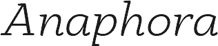 Anaphora Stencil ExtraBold font