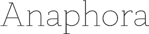 Anaphora Stencil ExtraBold font