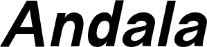Andala Bold font