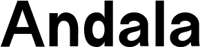 Andala font
