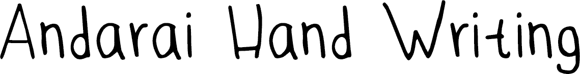 Andari Hand Writing font | Fonts2u.com
