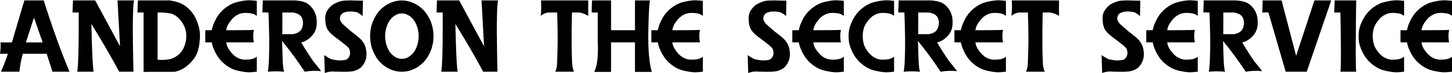Anderson The Secret Service font | Fonts2u.com